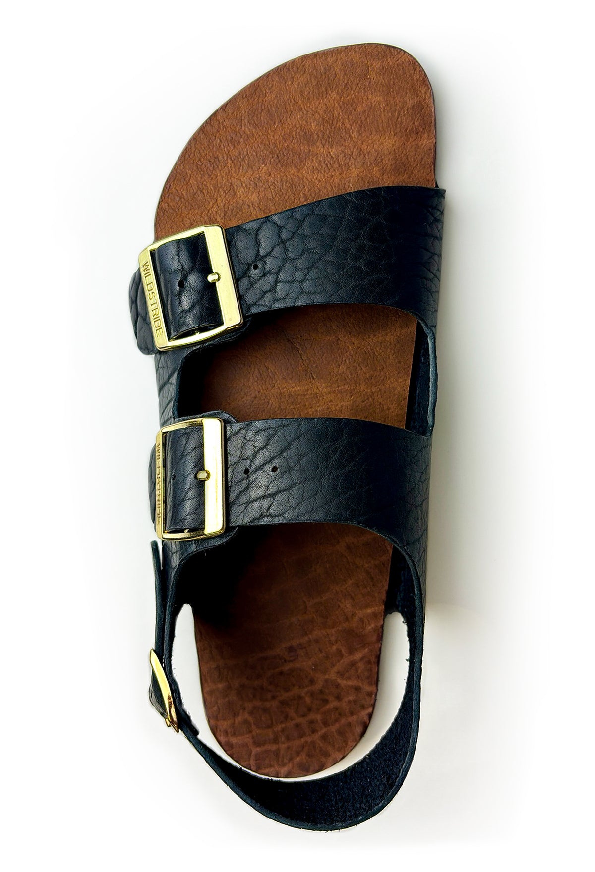 Long-Range Midnight Black Sandal – Wildstride Leather Company